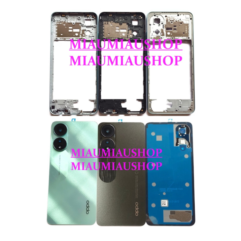 Jual TULANG BAZEL + TUTUPAN BELAKANG BACK CASING OPPO A78 4G CPH2565 ...