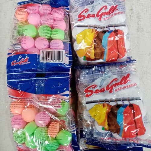 Jual RENCENG / 24 pcs Kamper Kapur Barus SEAGULL sachet 25 gr | Shopee ...
