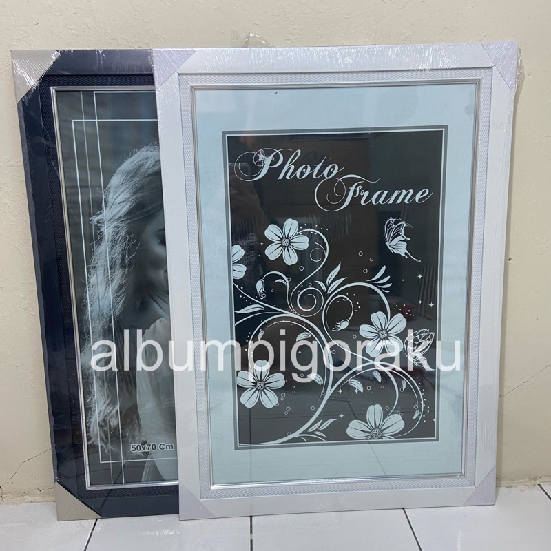 Jual Bingkai Foto Pigora Pigura Frame Fiber Minimalis 20RS 50x75cm ...