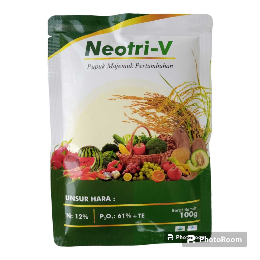 Jual PUPUK MAJEMUK PERTUMBUHAN NEOTRI - V KEMASAN 100 GRAM PUPUK DAUN ...