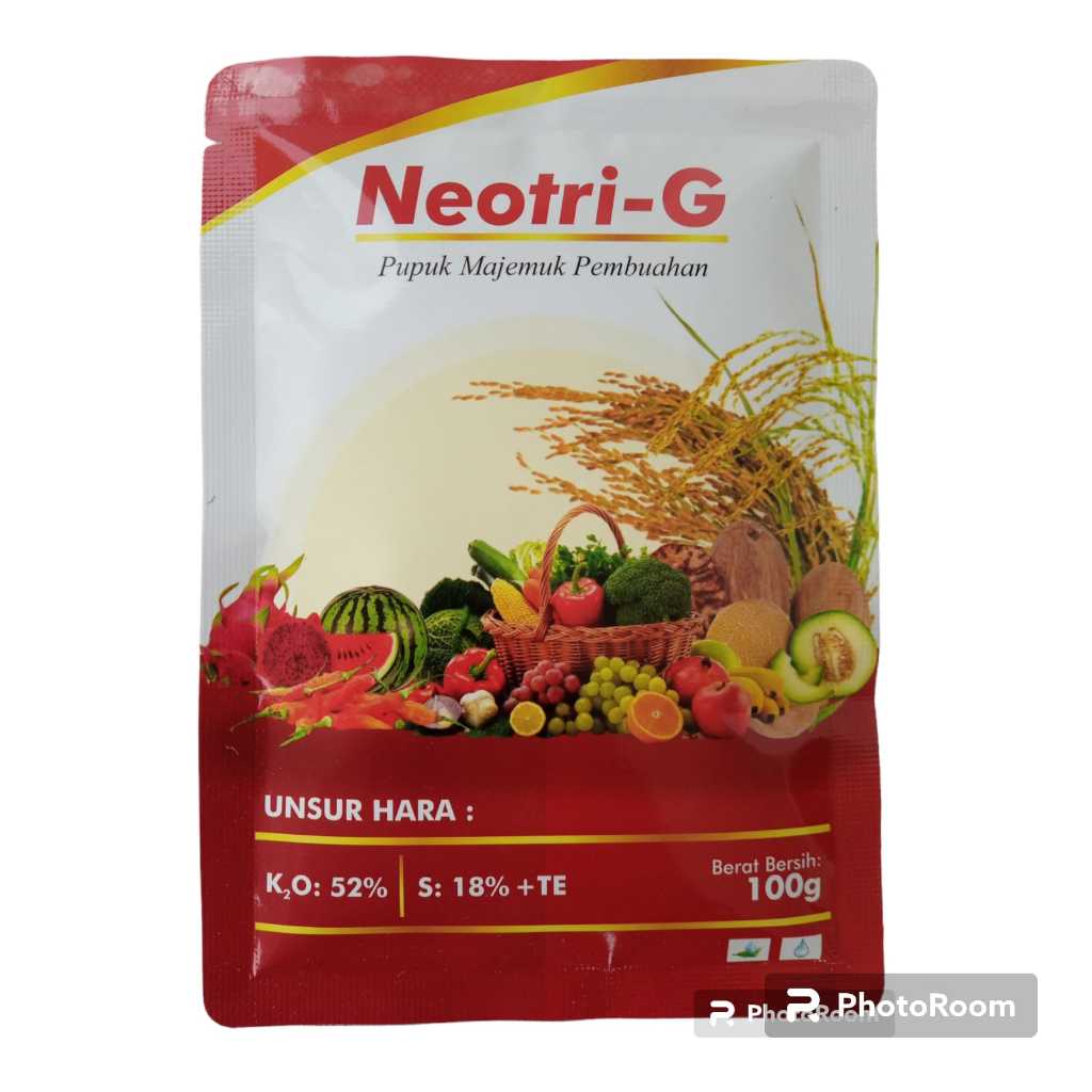 Jual PUPUK MAJEMUK PEMBUAHAN NEOTRI - G KEMASAN 100 GRAM PUPUK DAUN ...