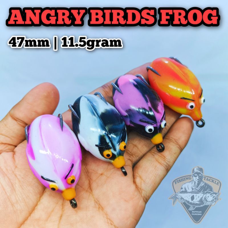 Jual Angry Birds Frog Soft Frog 4,7cm Umpan Casting Gabus | Shopee ...