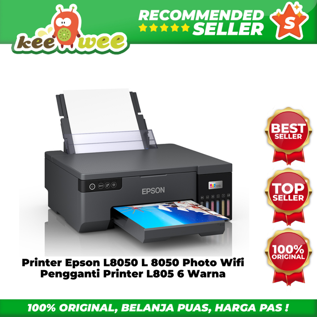 Jual Printer Epson L8050 L 8050 Photo Wifi Pengganti Printer L805 6 Warna | Shopee Indonesia