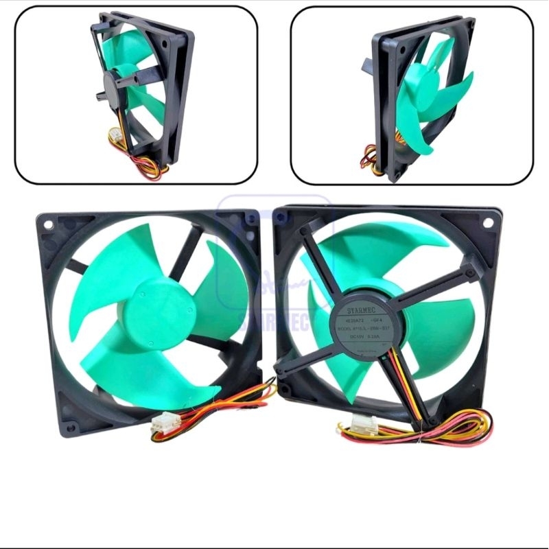 Jual Motor Fan Kulkas Sharp Panasonic Inverter 15V DC 12x12 3kbl ...