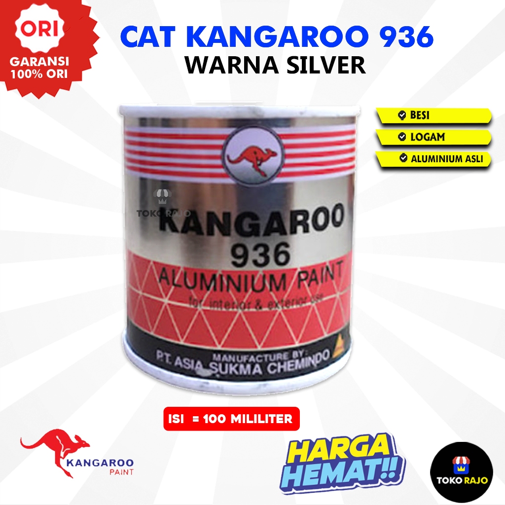 Jual Cat Silver Kangoroo Cat Minyak Besi Metal Kayu Aluminium Tembaga ...