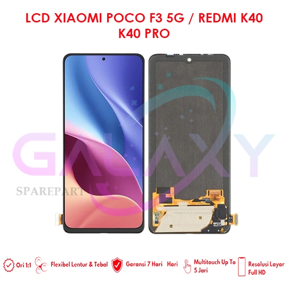 Jual Grosir LCD XIAOMI POCO F3 5G / REDMI K40 / K40 PRO - ORIGINAL (Garansi 1 Bulan) | Shopee ...