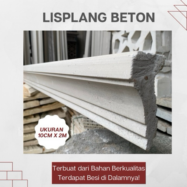 Jual Lisplang beton 10cm x 2m| lisplang minimalis, lisplang, lisplang ...