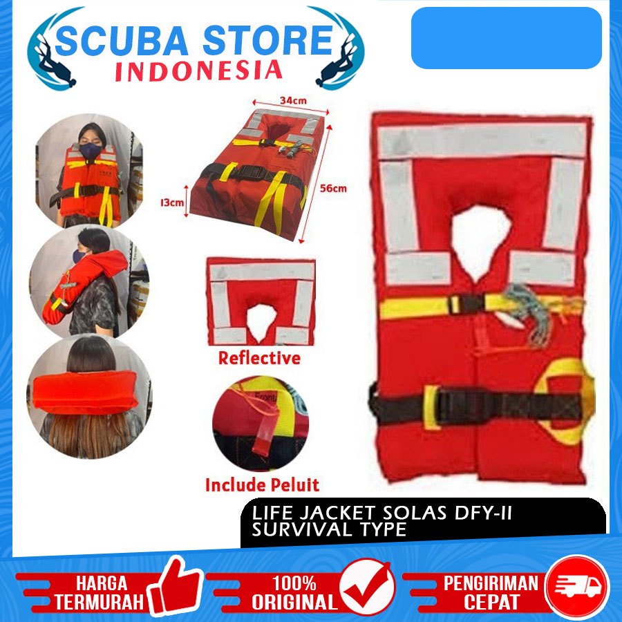 Jual Life Jacket Vest Dfy-II Survival Type New Solas Floating Buoy ...