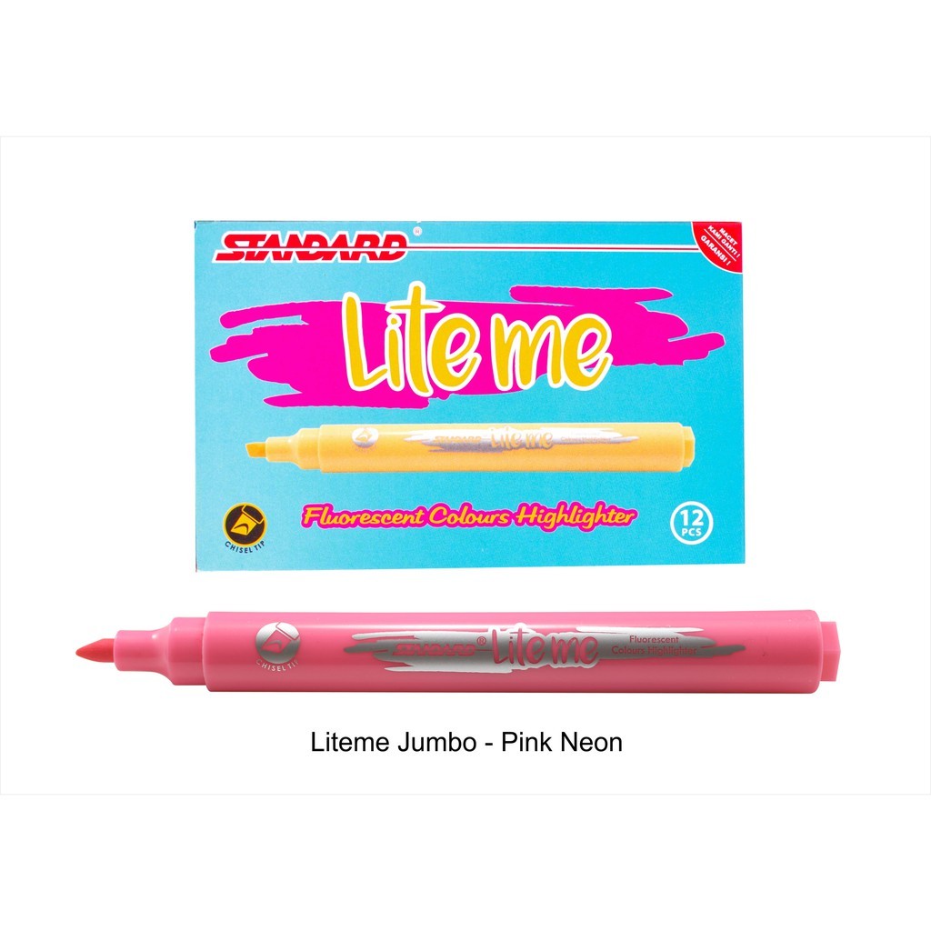 Jual Standard Lite Me - Jumbo Neon / Satuan ( Highlighter / Text Marker ...