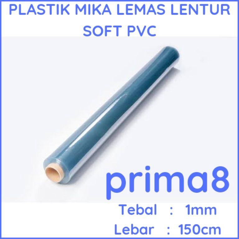 Jual Plastik Mika Lemas Lentur Bening Soft PVC Tebal 1mm Meteran Per 5cm Taplak Meja ART S4I6 ...