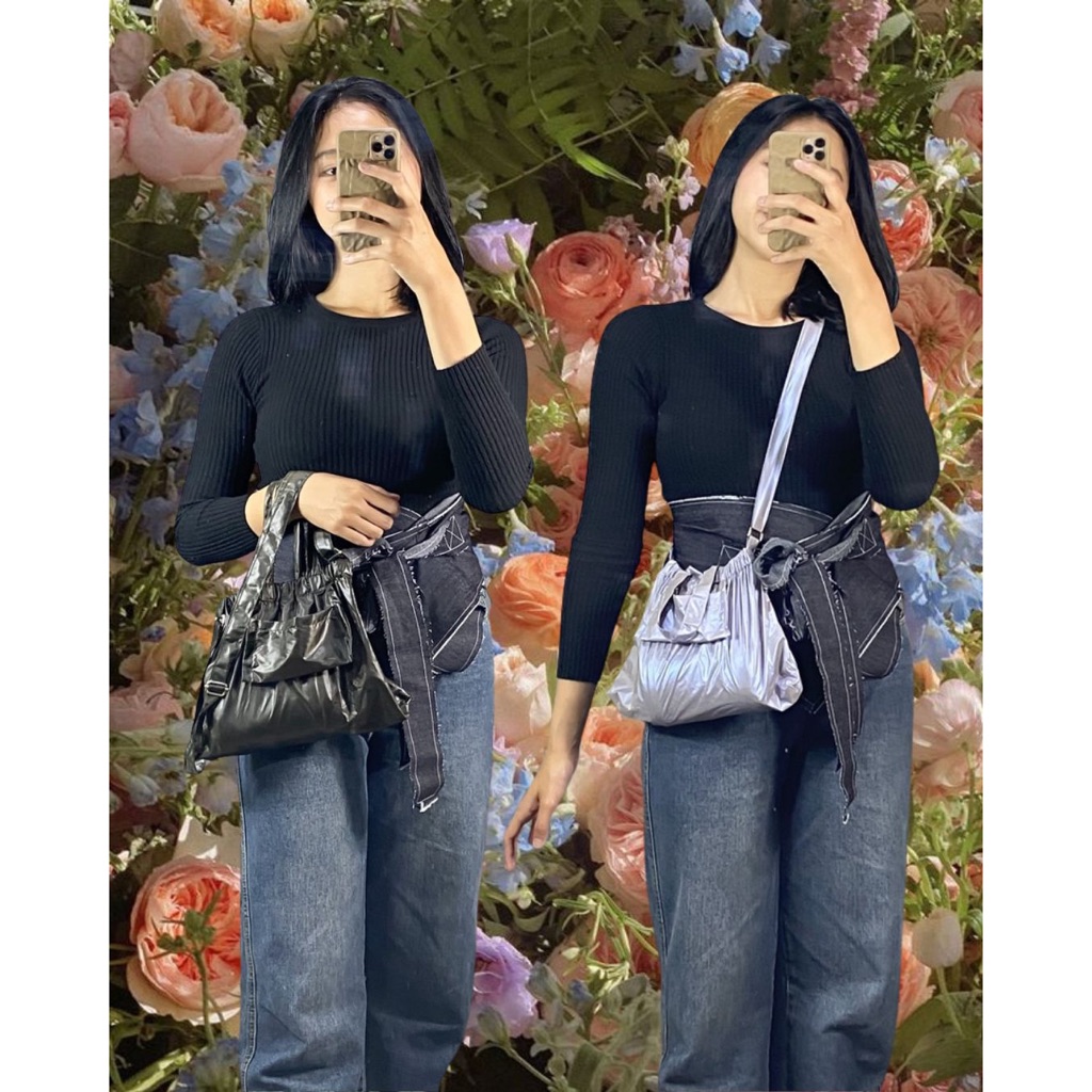 Jual Wednesday Edition - The Vines dumpling bag puffy tote bag - tas ...