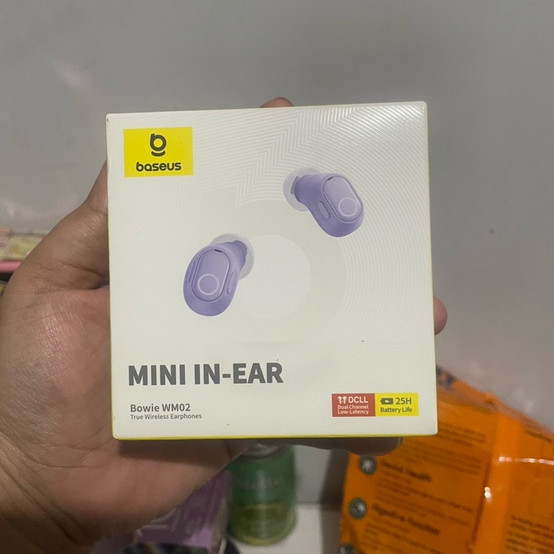 Jual baseus tws bowie wm02 purple ungu | Shopee Indonesia