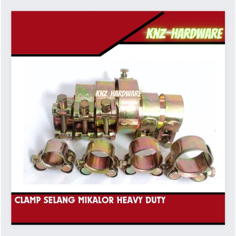 Jual Hose Clamp Klem Clam selang Mikalor Heavy Duty | Shopee Indonesia