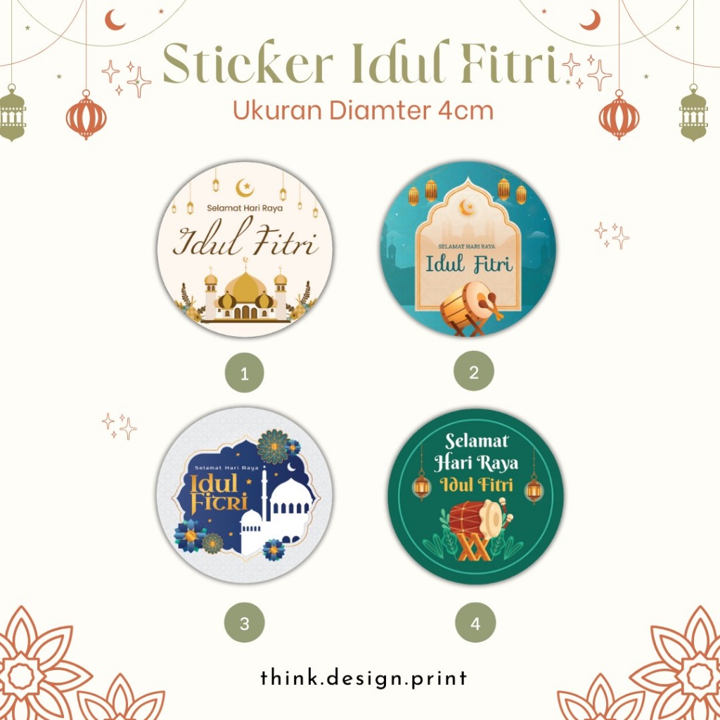 Jual Sticker Hampers Lebaram / Stiker Ramadhan / Stiker Toples Nastar ...