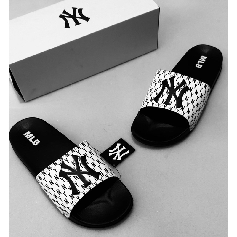 Jual SANDAL SLOP NY mlb || sandal slip-on pria&wania KUALITAS PREMIUM ...