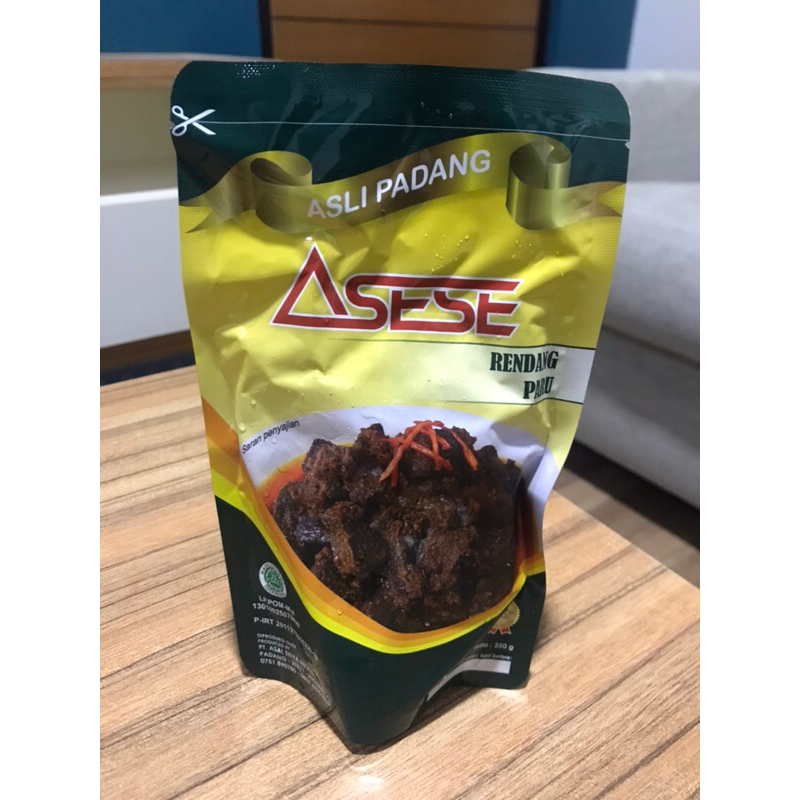 Jual RENDANG PARU ASESE ASLI PADANG 250 GRAM | Shopee Indonesia