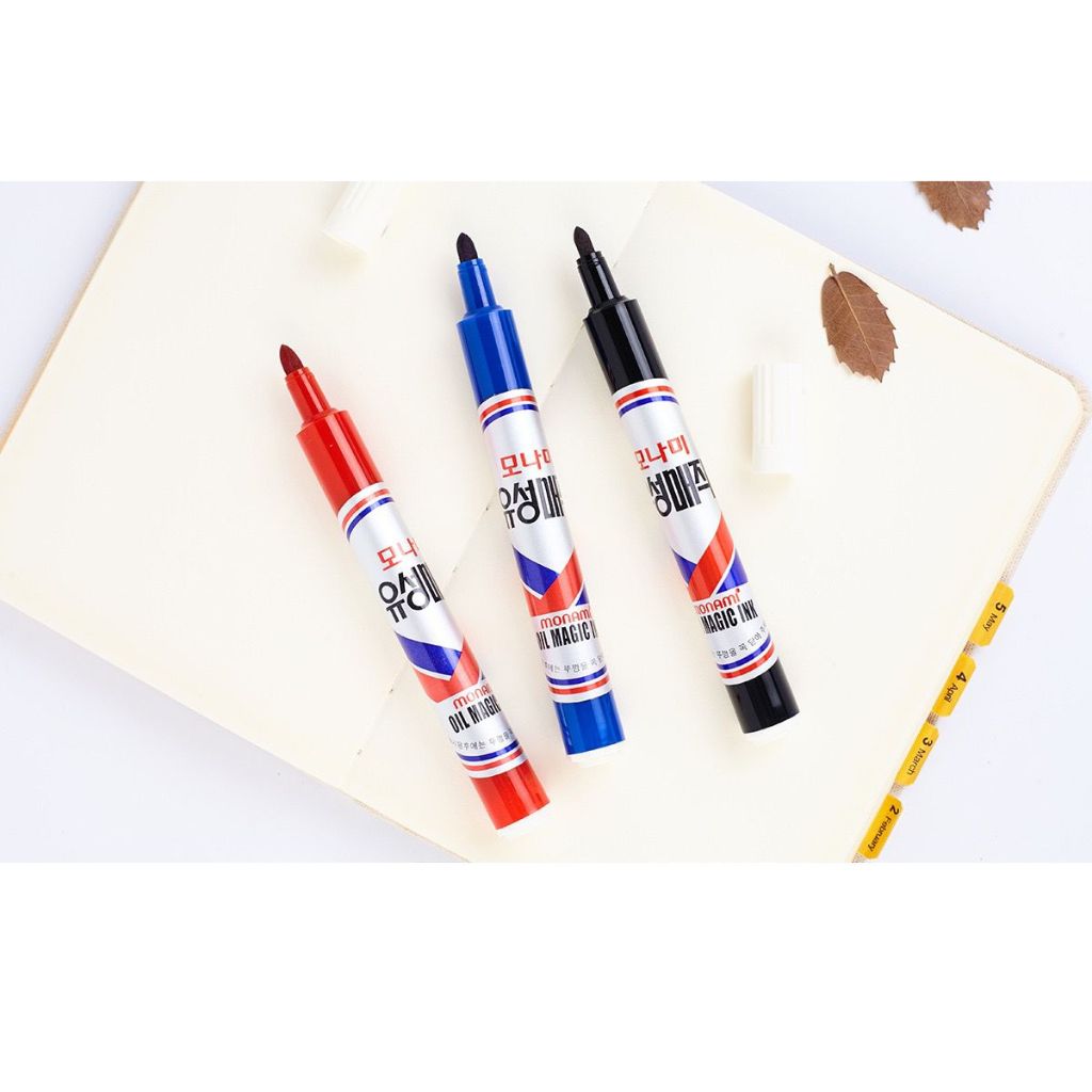 Jual Permanent Marker / Spidol Permanen Monami Oil Magic Marker ...