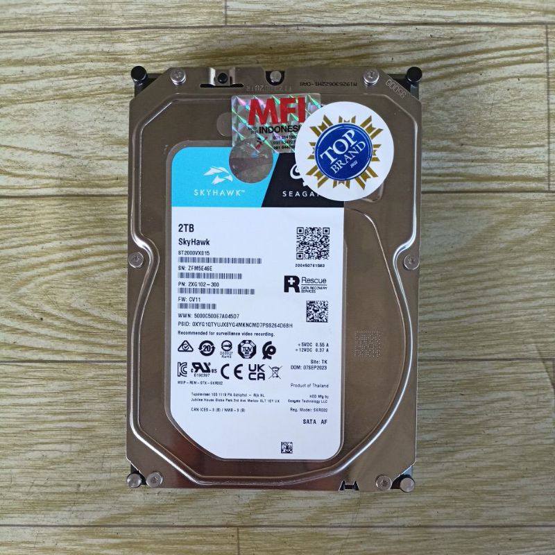 Jual HDD SEAGATE SKYHAWK 2TB | Shopee Indonesia