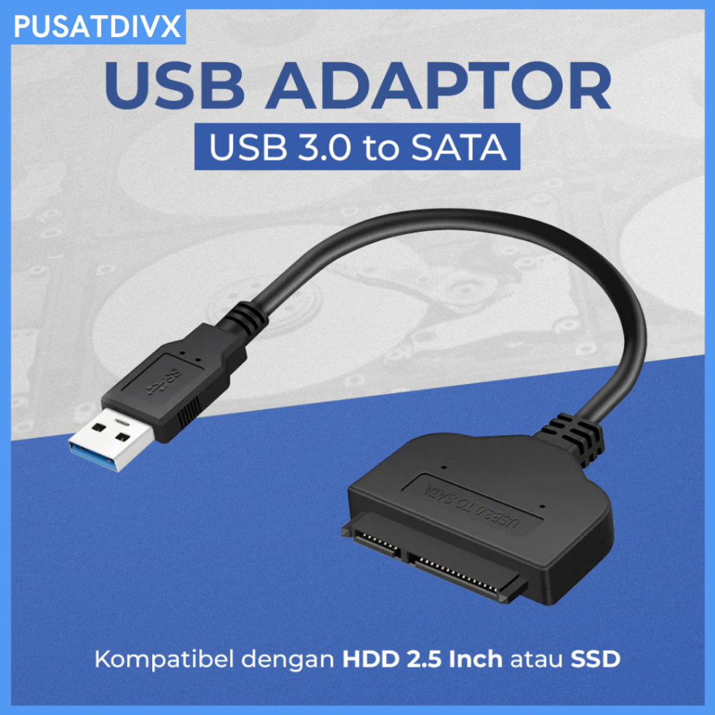 Jual SANJI KABEL SATA TO USB 3.0 USB3 HDD SSD 2.5 INCH ADAPTER ...