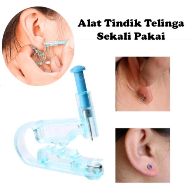 Jual Alat Tindik Telinga EAr Piercing Alat Pasang Anting Kuping Hidung ...