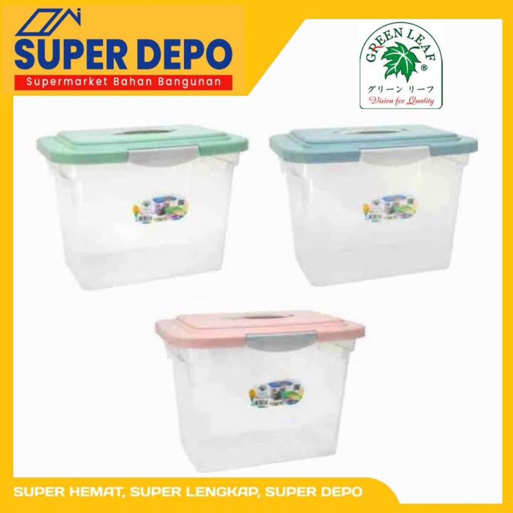 Jual KOTAK BOX SEALWARE GREENLEAF 7037 NICOLE BOX 17 LITER | Shopee ...