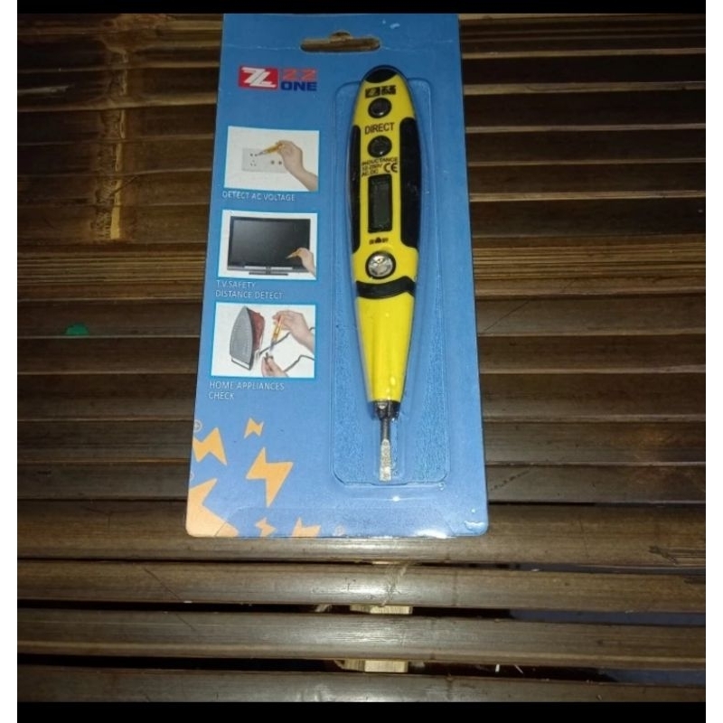 Jual tespen AC DC plus senter LED multi fungsi tespen listrik | Shopee ...