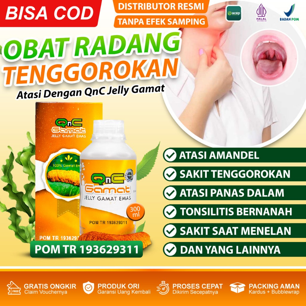 Jual Obat Radang Tenggorokan Amandel Sakit Tenggorokan Panas Dalam Tonsilitis Bernanah Sulit ...