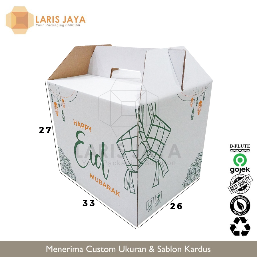 Jual Kardus Parcel Lebaran Jinjing / Dus Sembako / Lebaran / Idul Fitri ...