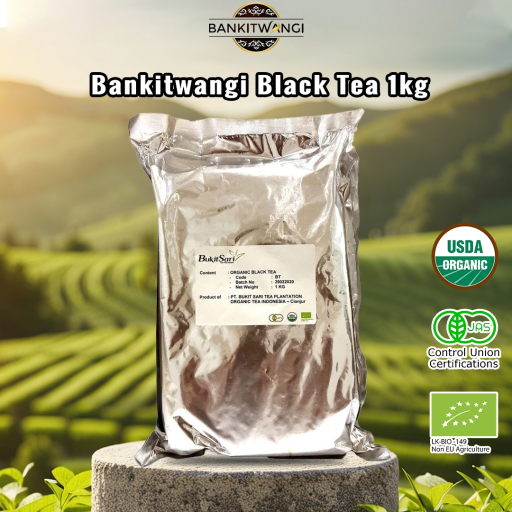 Jual Bankitwangi Organic Black Tea Bulk 1kg | Shopee Indonesia