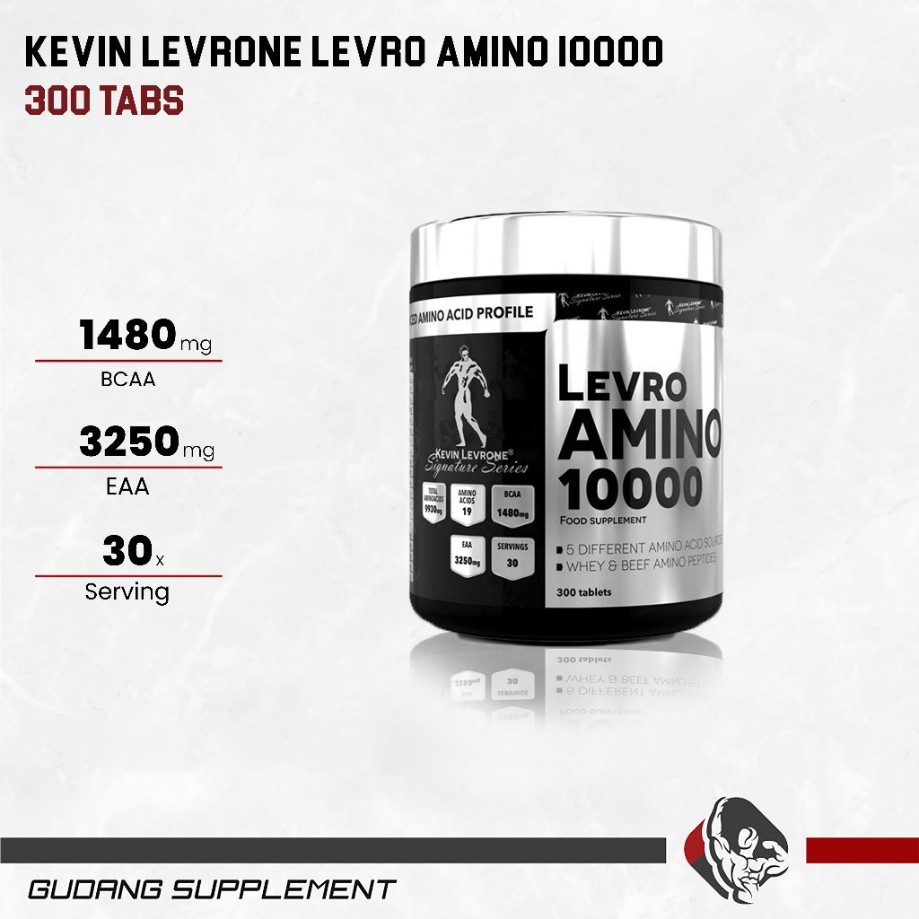 Jual Kevin Levrone Silver Amino 10.000 300 Tablets | Shopee Indonesia