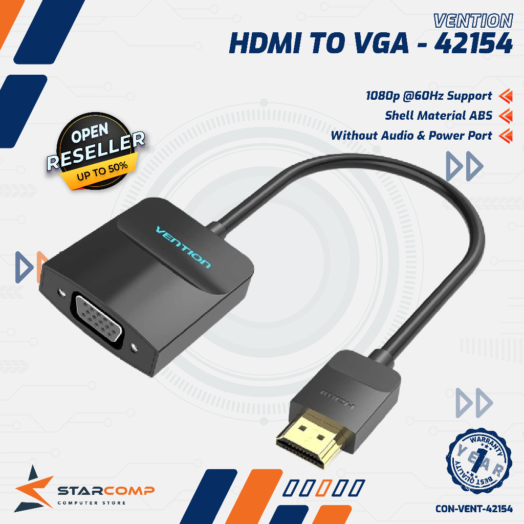 Jual Vention HDMI to VGA Converter - 42154 | Shopee Indonesia