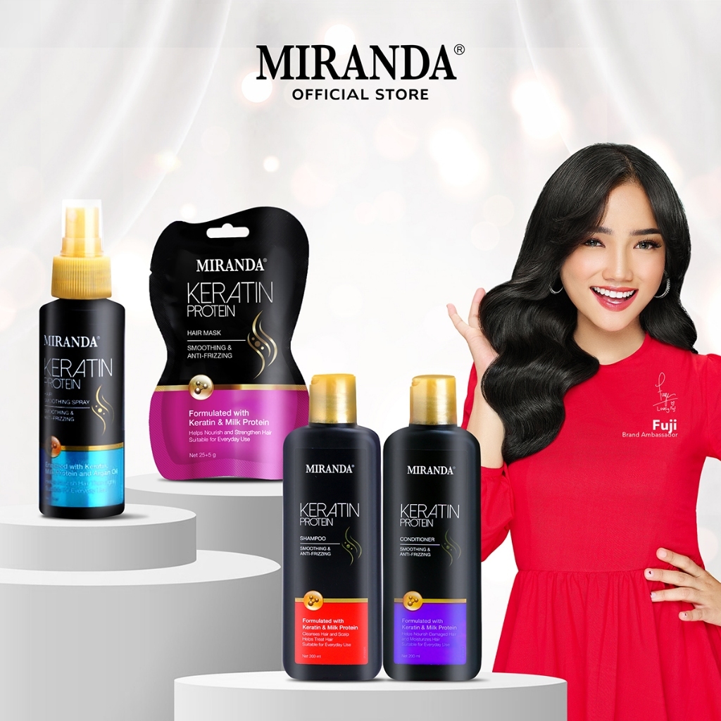 Jual Miranda Keratin Protein Series Hair Treatment (New Formula ...