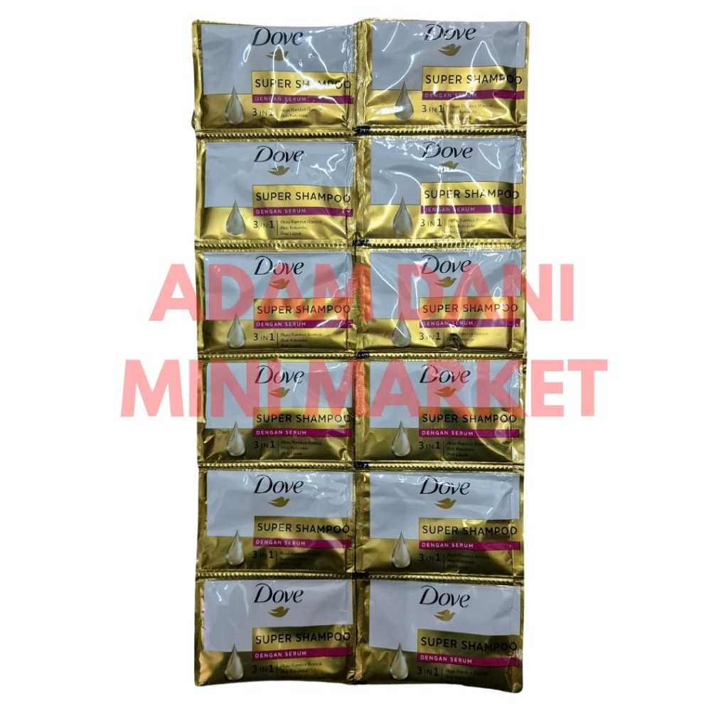 Jual SAMPO DOVE SUPER SHAMPOO SACHET | Shopee Indonesia