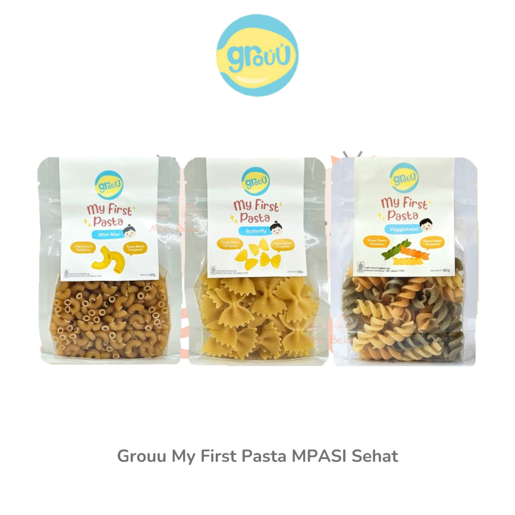 Jual Grouu My First Pasta Bahan Makanan MPASI Anak Sehat Tanpa Pengawet ...