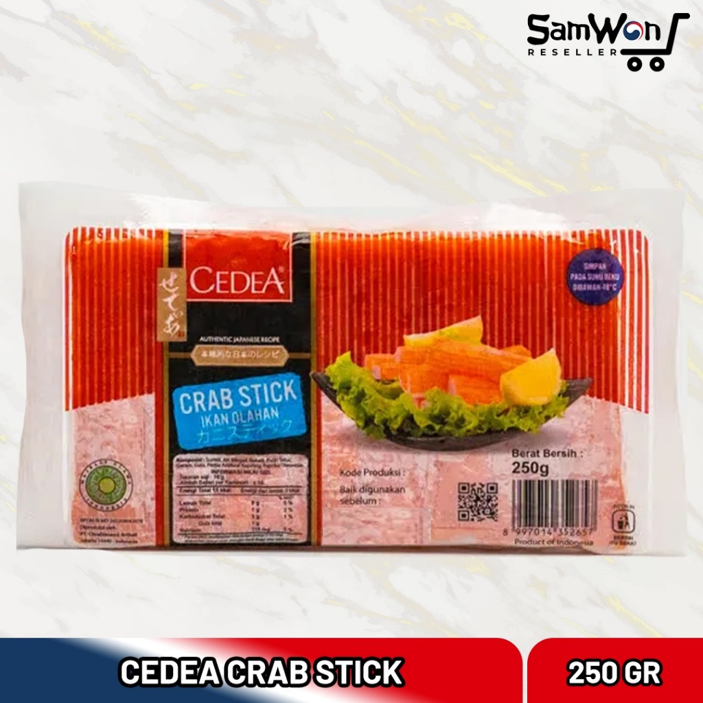 Jual CEDEA Crab Stick 250gr - Frozen Food Steamboat Shabu Shabu Siap ...