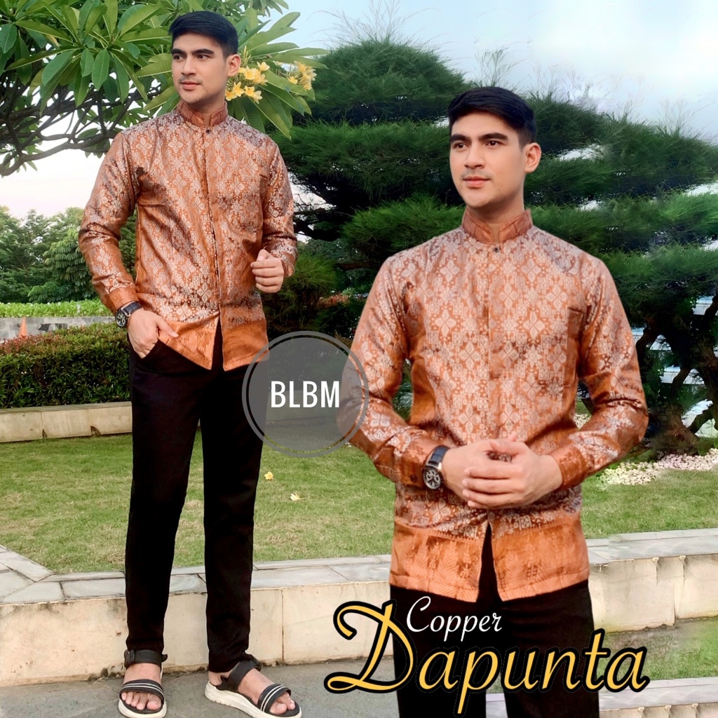 Jual Koko Songket kode Dapunta by Batik Lanang Mamez koko tenun songket | Shopee Indonesia