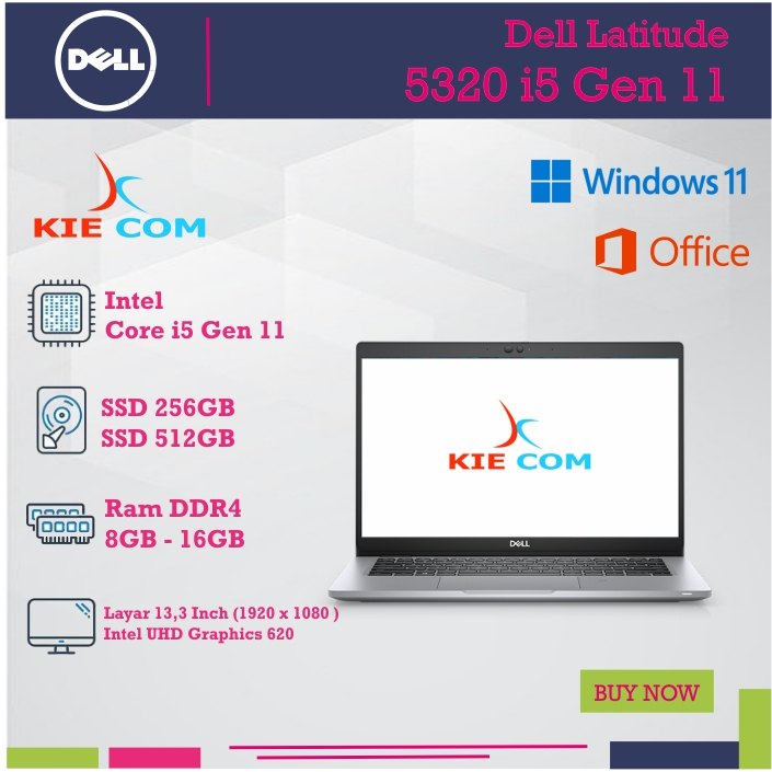 Jual Dell Latitude 5320 / 5420 Core i5 / i7 Gen 11 | Ram 16GB | SSD ...