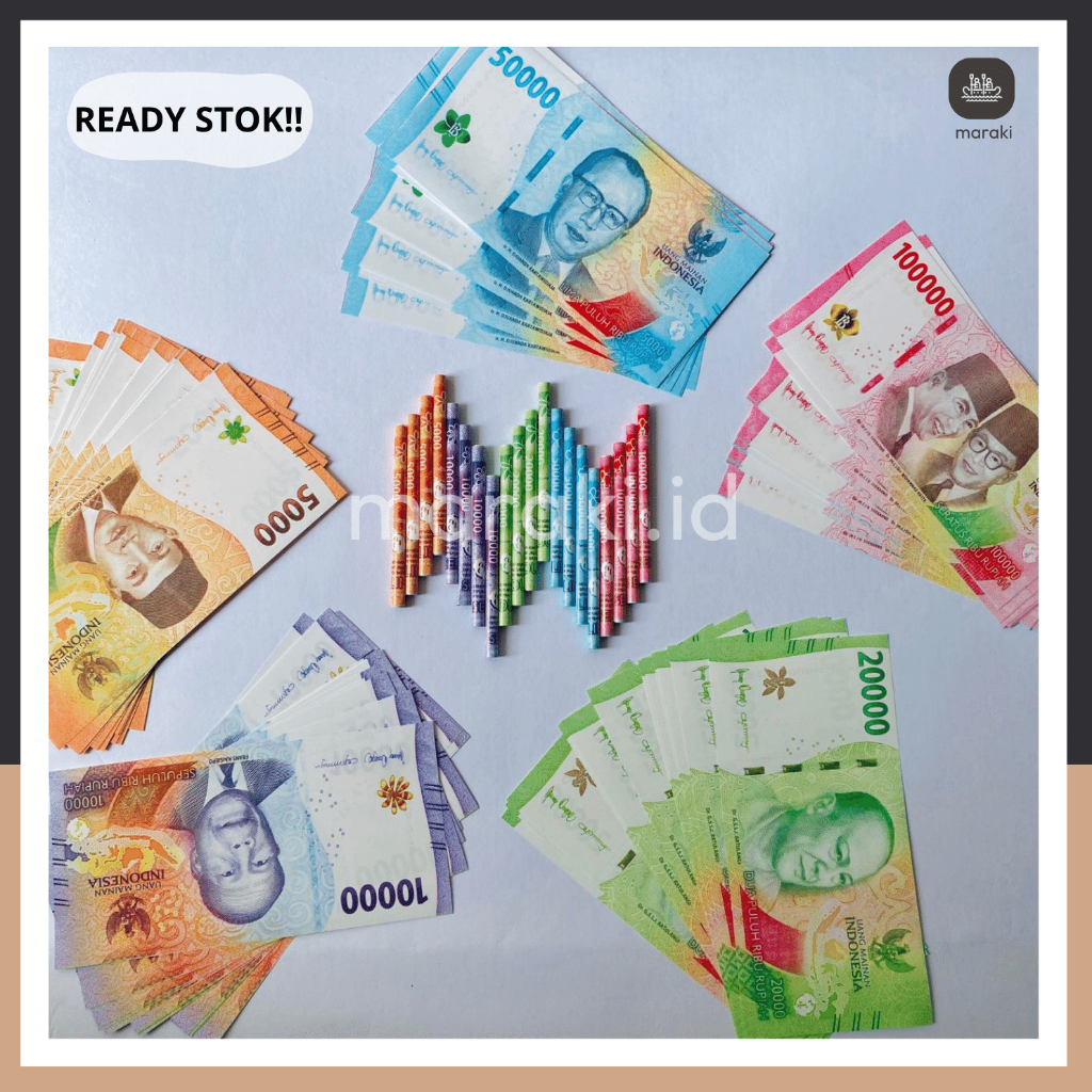Jual Uang Mainan | Uang Hiasan Mahar | Uang Gulung Mahar | Uang Mainan ...