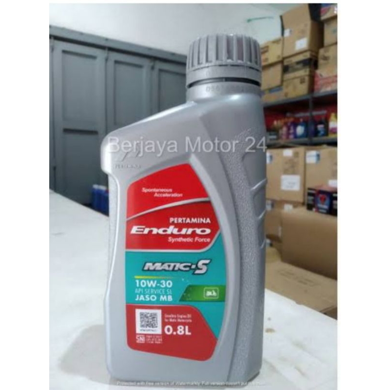Jual OLI PERTAMINA ENDURO MATIC S 10W-30 SL ORIGINAL / OLI ENDURO MATIC ...