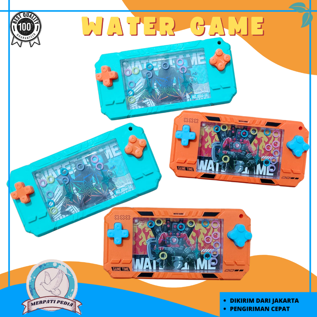 Jual Mainan Anak Jadul Gameboy Air Gembot Air Water Game Air Ring ...