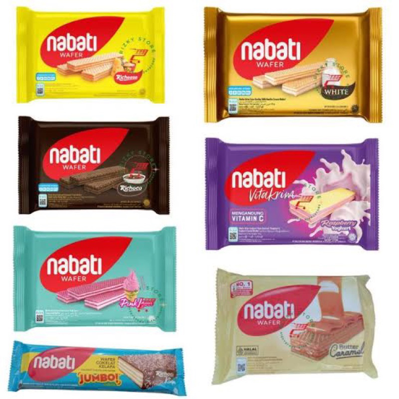 Jual RICHEESE RICHOCO NABATI WAFER KETENGAN 2000 / DUS | Shopee Indonesia