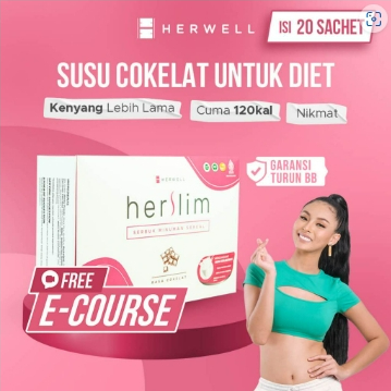 Jual Herslim HERWELL 1 Botol The Ultimate Diet Formula - Susu Kolostrum ...
