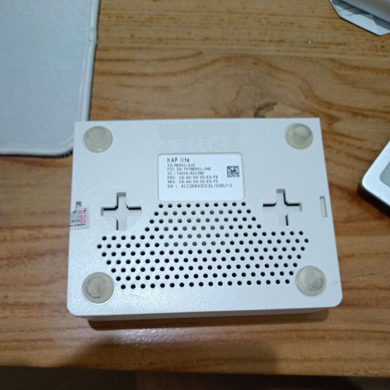 Jual mikrotik rb941 2nd bekas normal unit + adapter ori fungsi normal ...
