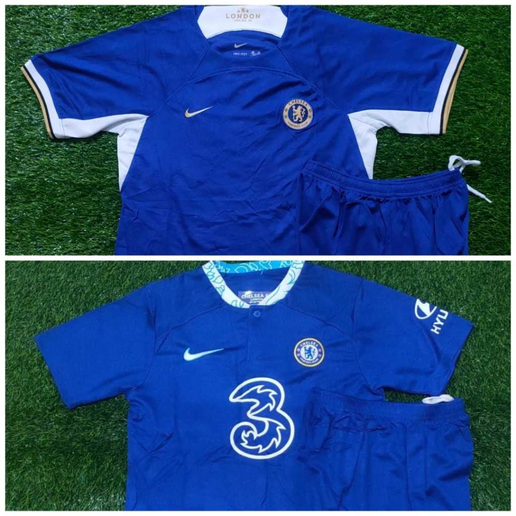Jual CHELSEA HOME KIDS JERSEY BAJU BOLA ANAK BIRU 23 24 GRADE ORI ...