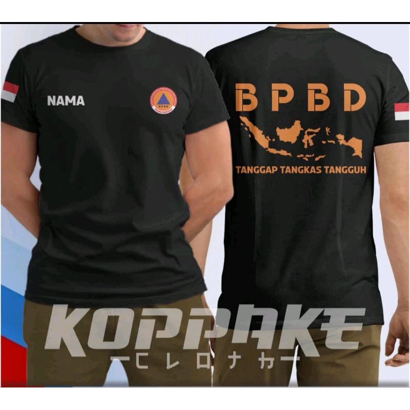 Jual KAOS BPBD FREE NAMA DADA MODEL PETA | Shopee Indonesia