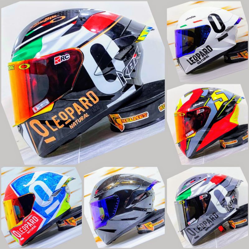 Jual Helm full face TTC | TT COURSE kbr paket ganteng | Shopee Indonesia