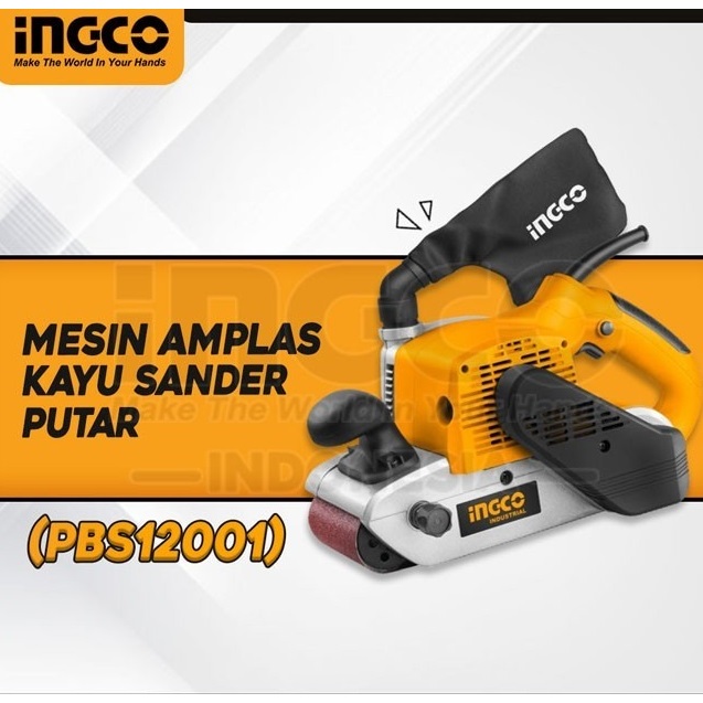 Jual Mesin Amplas Sabuk Tank 4" Belt Sander (4"/100x610mm) INGCO ...