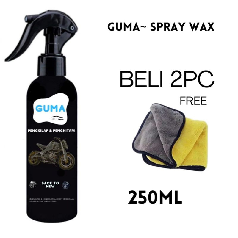 Jual guma spray wax kendaraan pengkilap motor dan mobil penghitam body ...