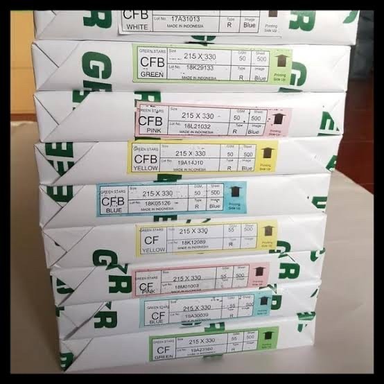 Jual NCR Middle green star putih / merah / kuning / hijau / biru ukuran ...