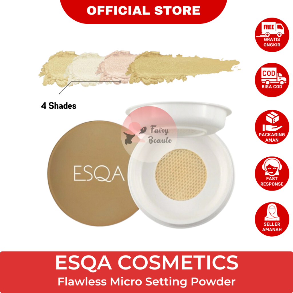 Jual ESQA Flawless Micro Setting Powder BPOM Bedak Tabur | Shopee Indonesia